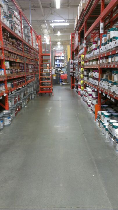 Home Depot Empty Aisle