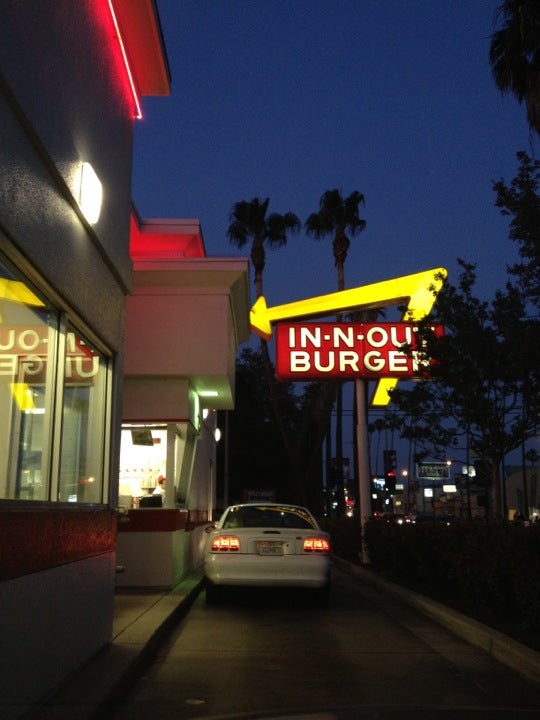 In-N-Out Burger, 7009 W Sunset Blvd, Los Angeles, CA, Eating places ...