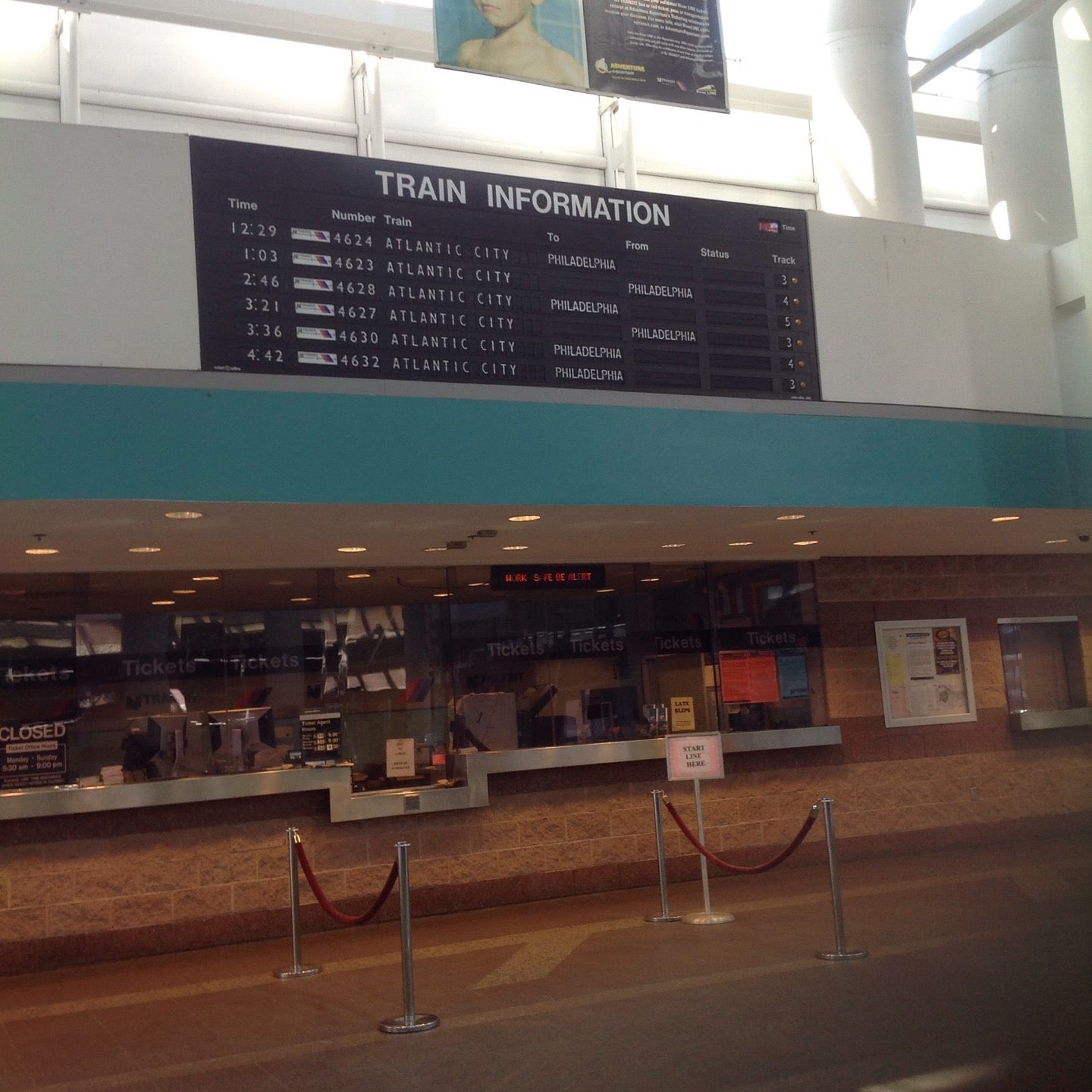 Atlantic City Rail Terminal, 1 Convention Blvd, Atlantic City, NJ ...