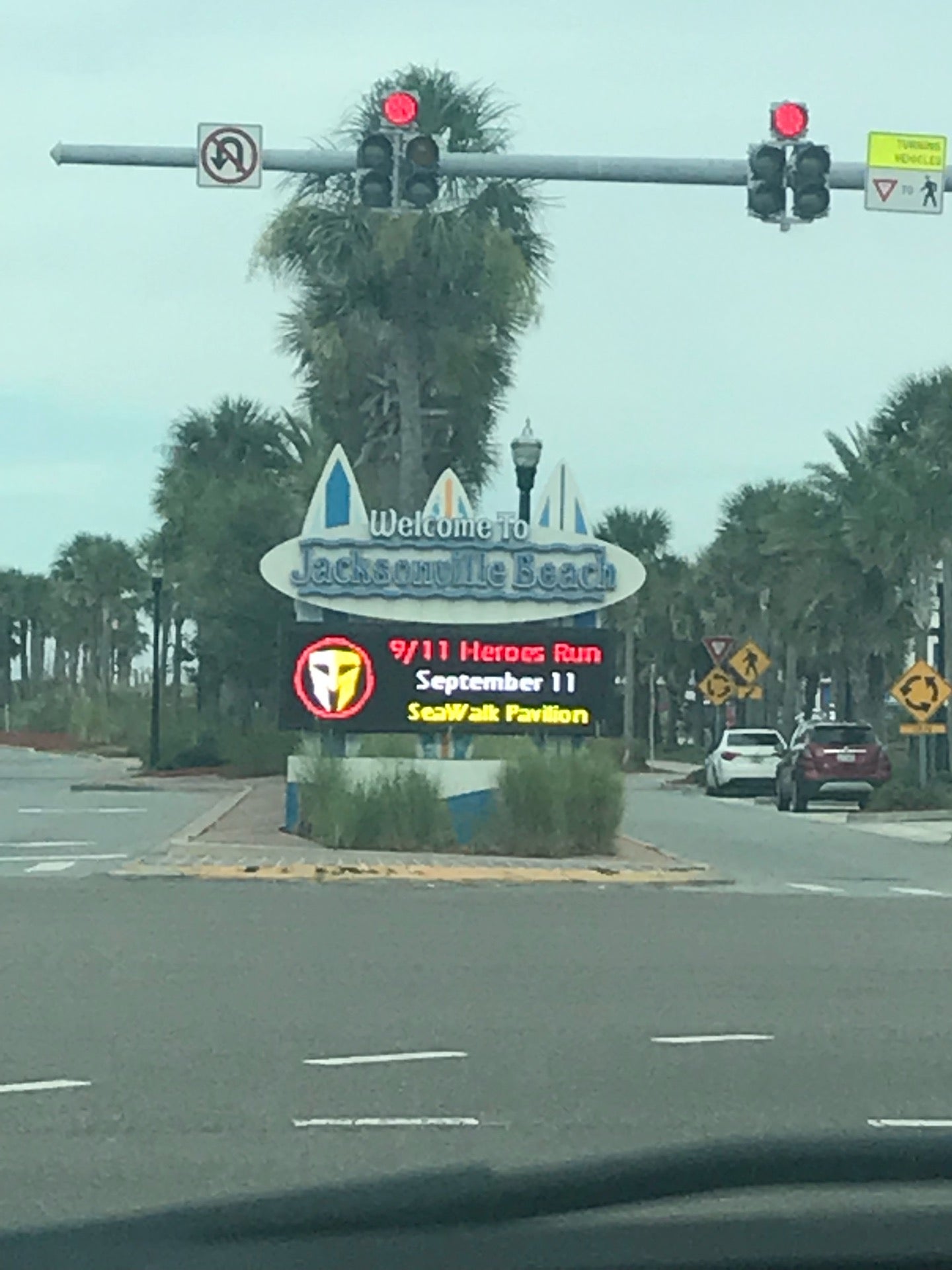 Welcome To Jacksonville Beach Sign, 3rd St S, Jacksonville Beach, FL ...