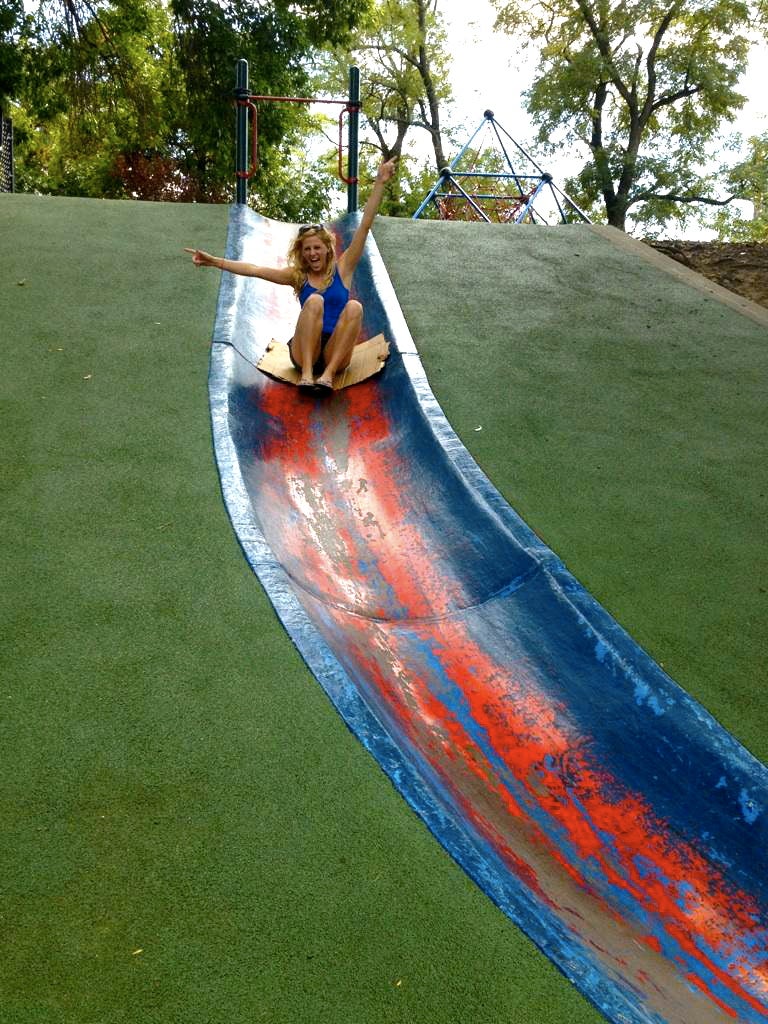 Frick Park Blue Slide