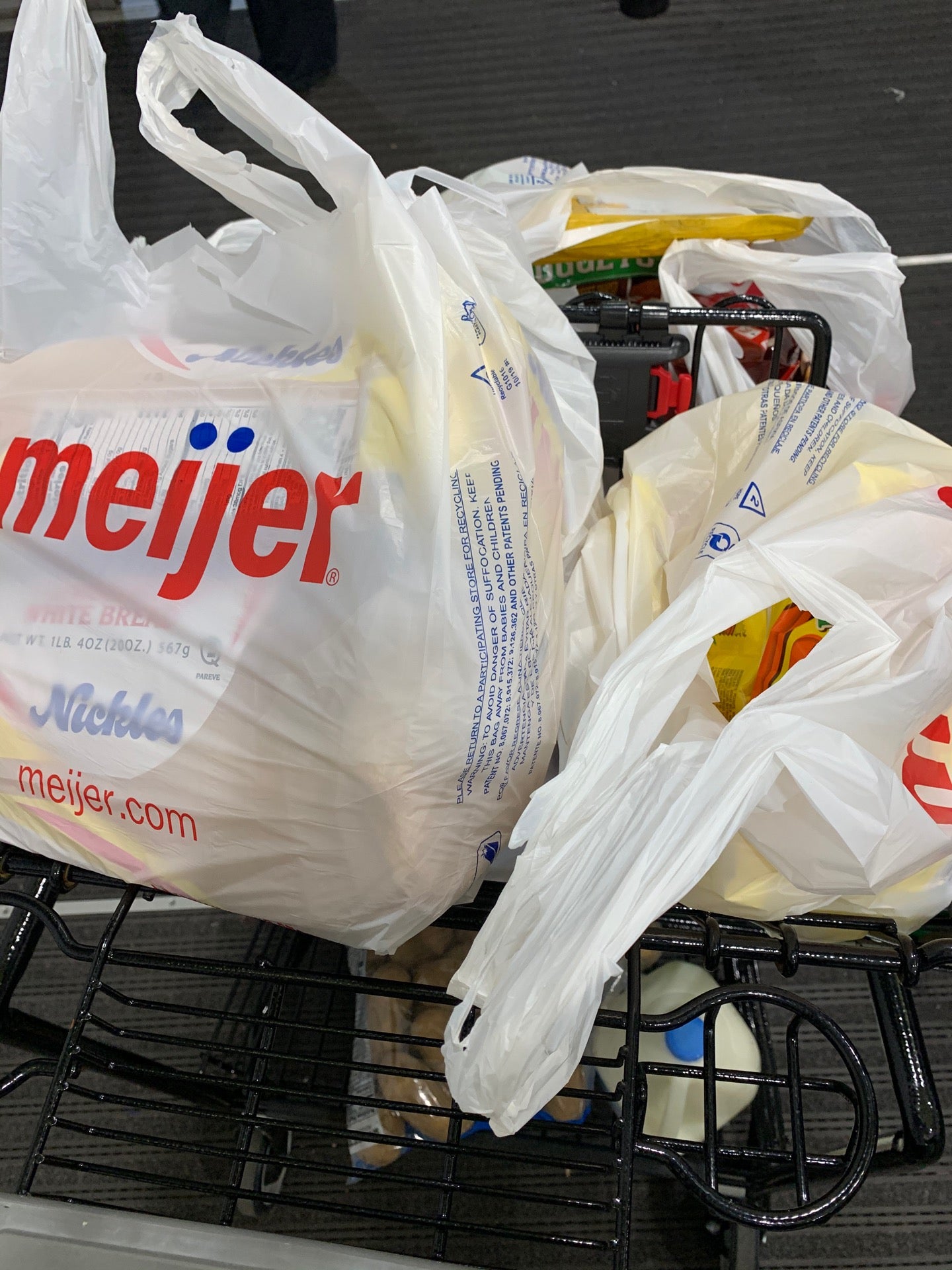 Meijers Grocery Chicken Bag