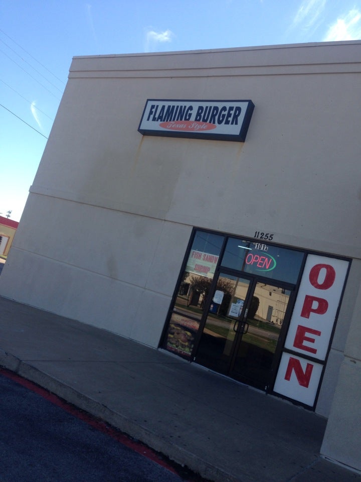 Flaming Burger, 11255 Garland Rd, Dallas, TX, Burger Restaurants - MapQuest