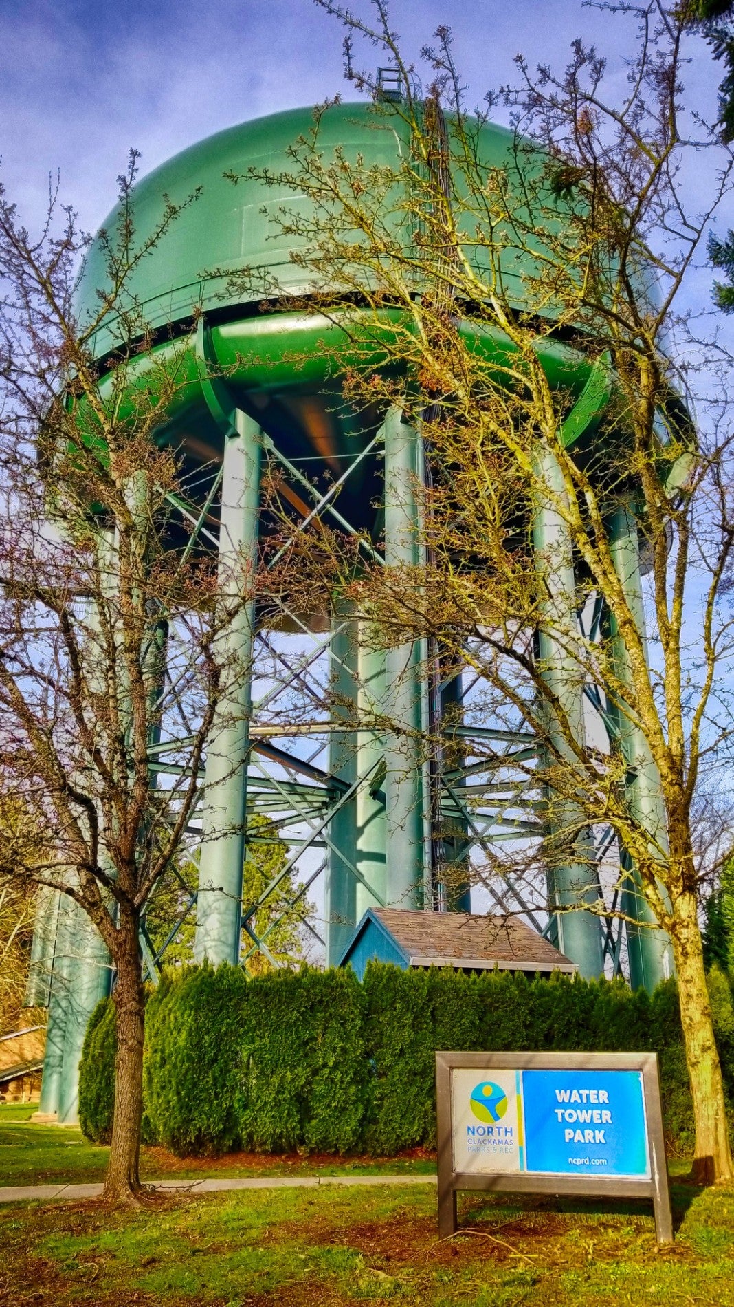 Water Tower In Brooks Oregon