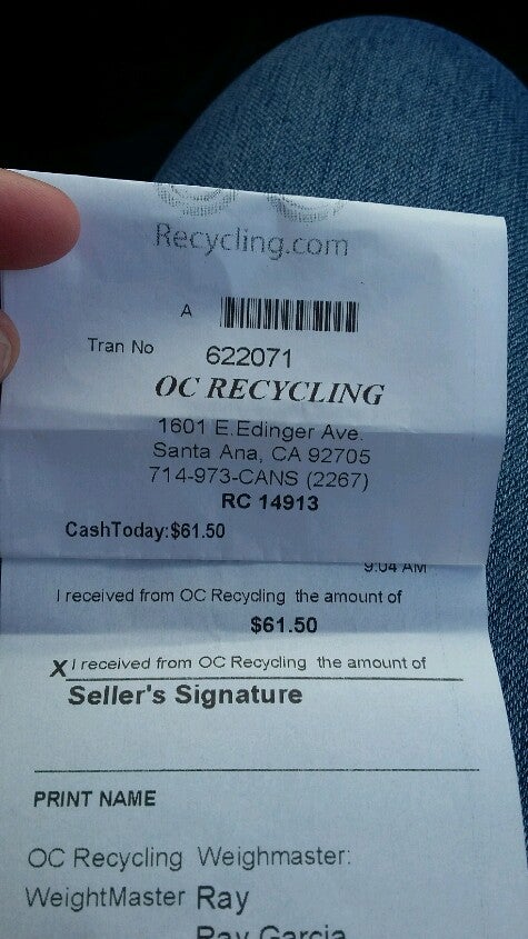 Oc Recycling, 1601 E Edinger Ave, Santa Ana, CA, Business Services ...