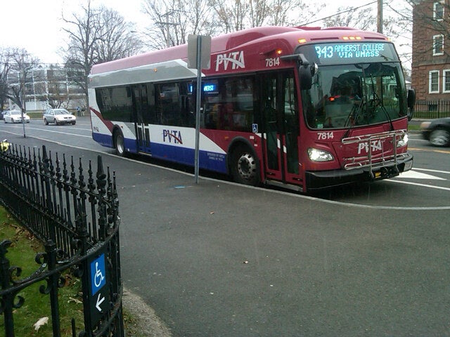 PVTA Bus Stop - Smith College, ELM St, Northampton, MA, Bus Lines ...