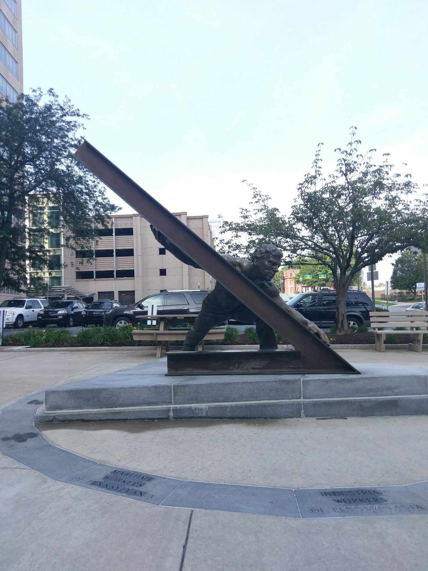 The PA Worker Statue, Boas St, Harrisburg, PA - MapQuest