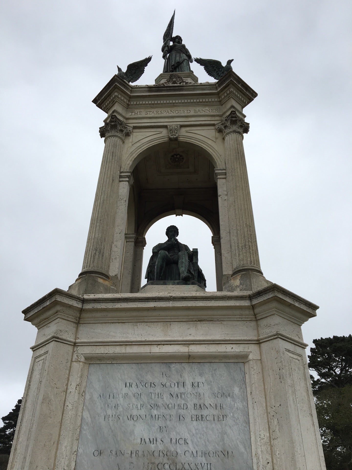 Francis Scott Key Statue, Golden Gate Park, San Francisco, CA ...