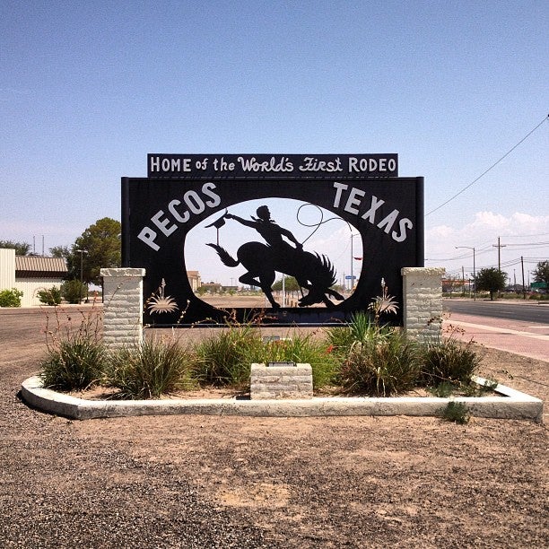 Texas Historical Marker Number 5909 - World's First Rodeo, S Cedar St ...