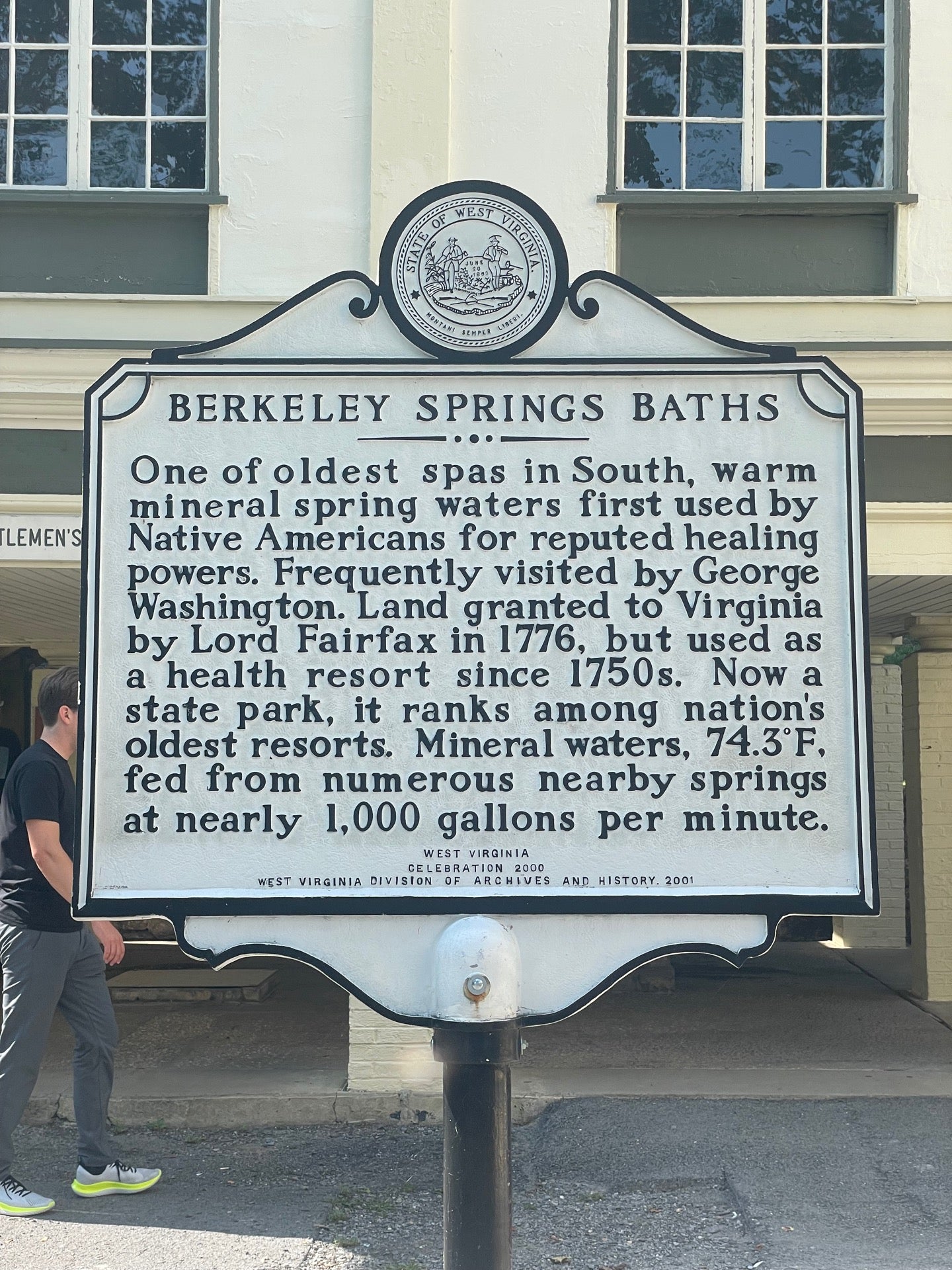 George Washington's Bathtub, Fairfax St, Berkeley Springs, WV - MapQuest