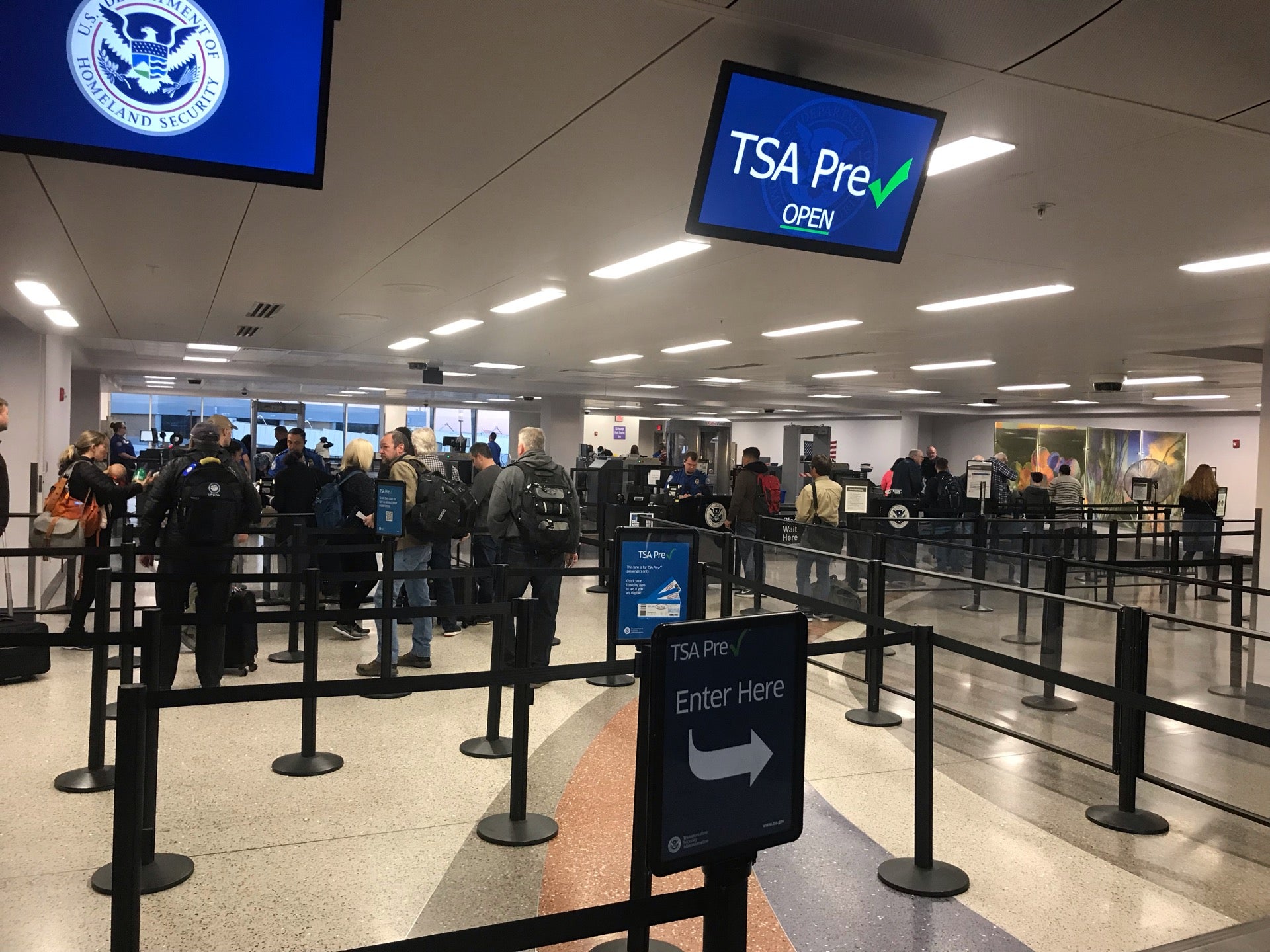 TSA Security Line, Tucson, AZ - MapQuest
