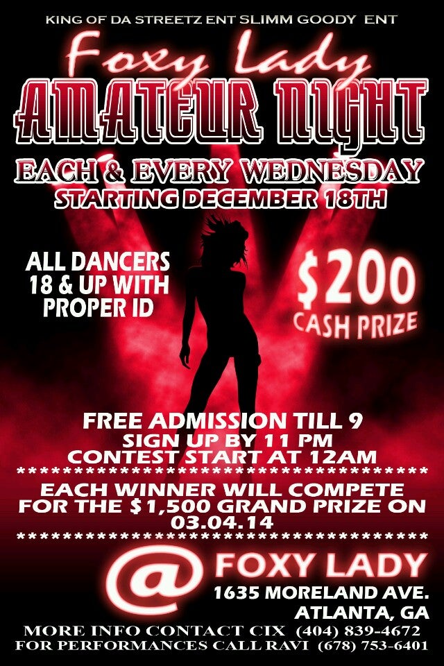 Foxy Lady Lounge, 1635 Moreland Ave SE, Atlanta, GA, Unknown - MapQuest