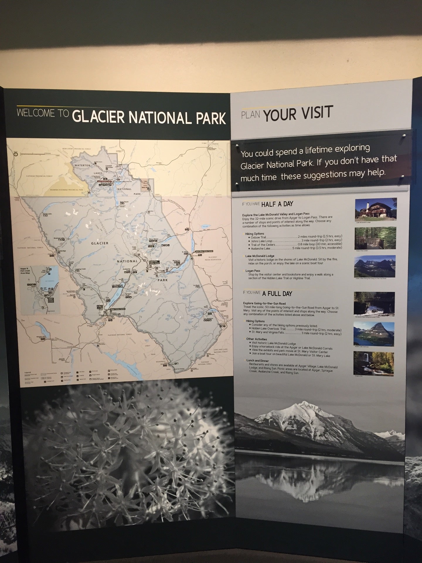 Apgar Visitor Center, Apgar Loop Rd, West Glacier, MT, Tourist ...
