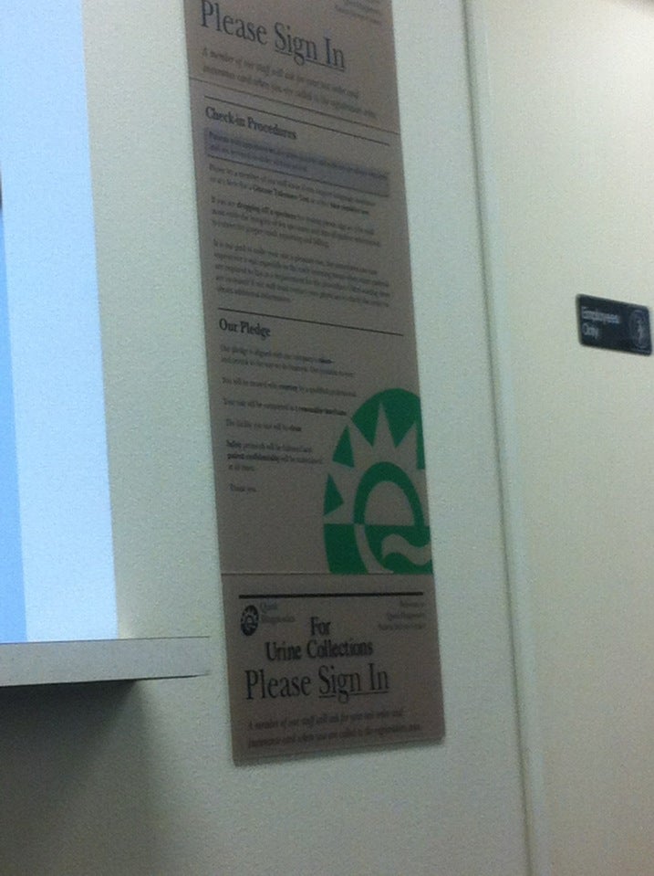 Quest Diagnostics, 1701 North Lombard Street, Suite 106, Oxnard, CA ...