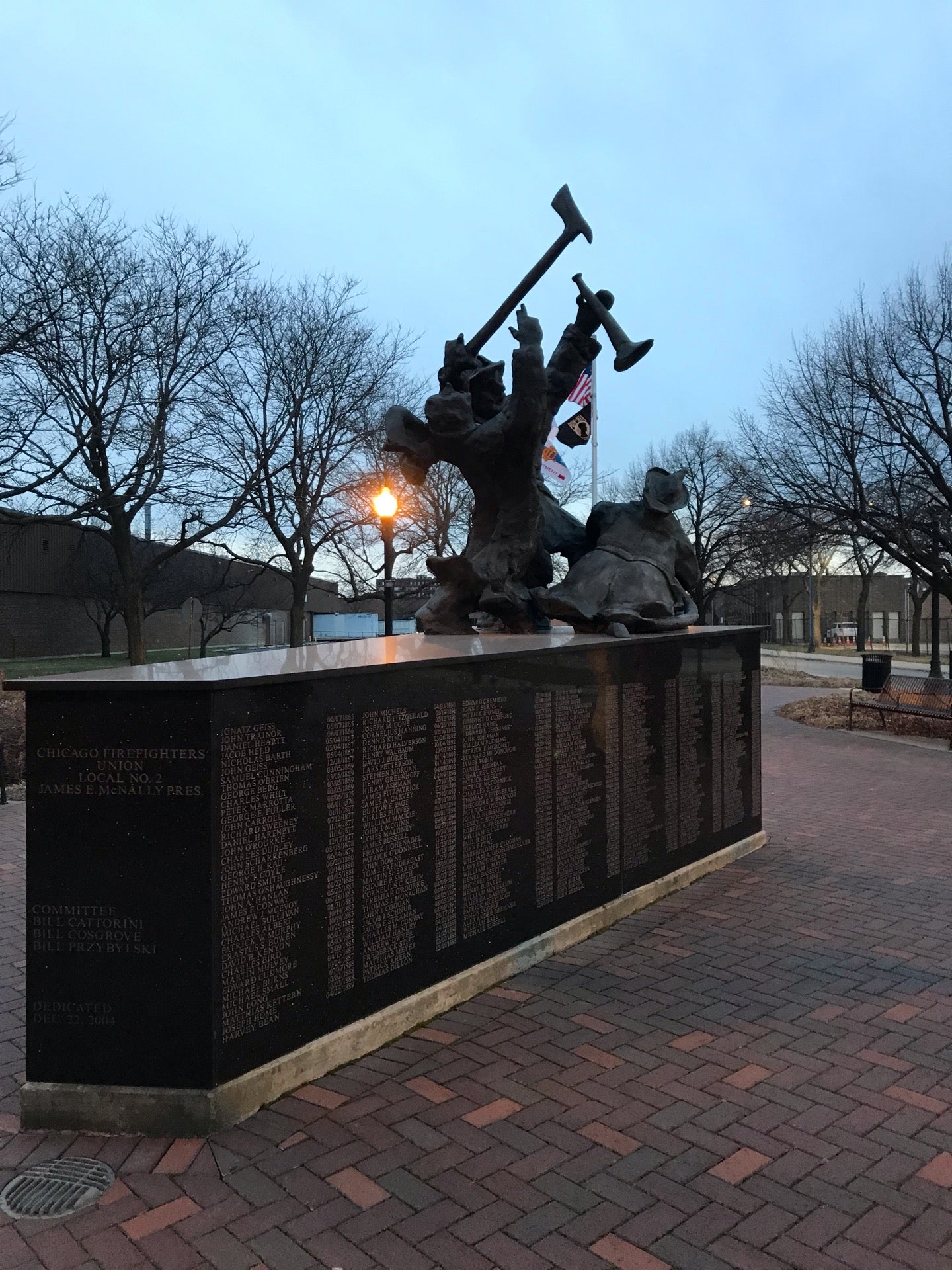 Chicago Fire Department Memorial, 916 W Exchange Ave, Chicago, IL ...