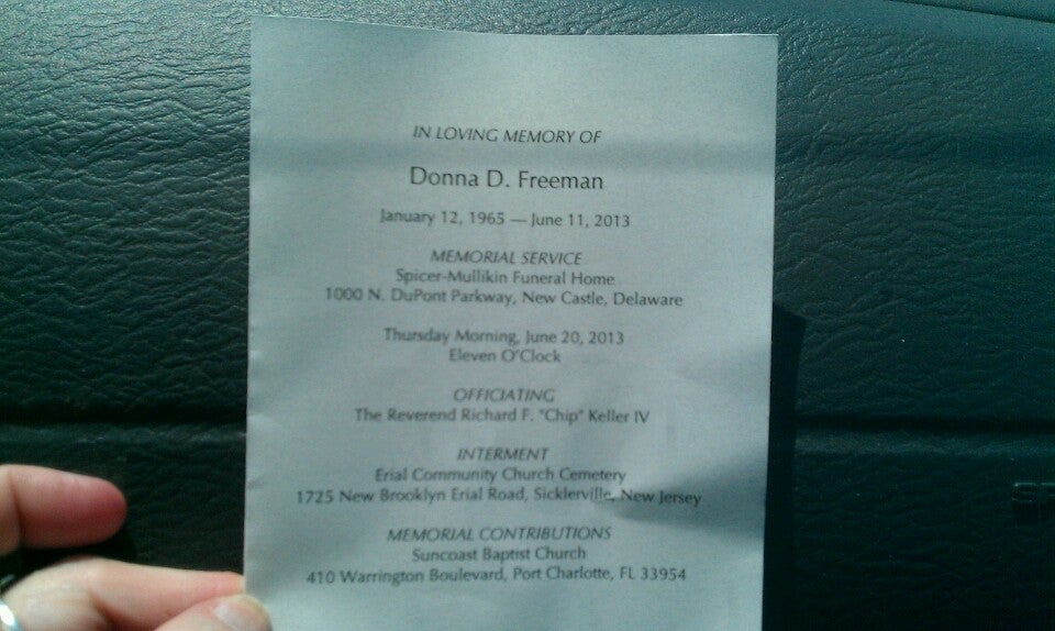 Spicer-Mullikin Funeral Homes & Crematory, 1000 N Dupont Hwy, New ...