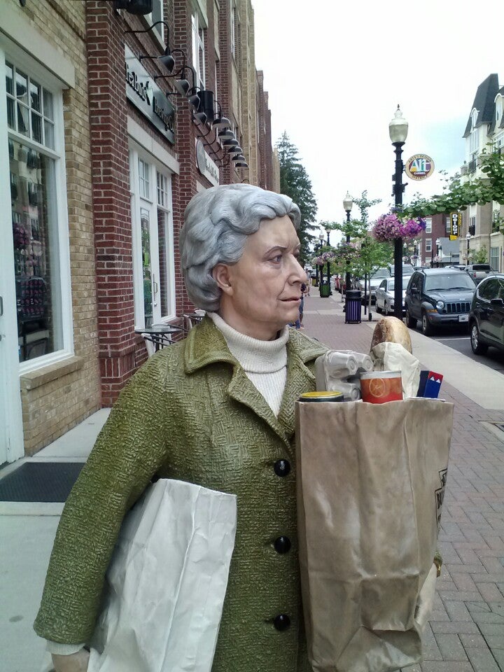 Creepy Old Lady Statue, 120 W Main St, Carmel, IN, Art - MapQuest