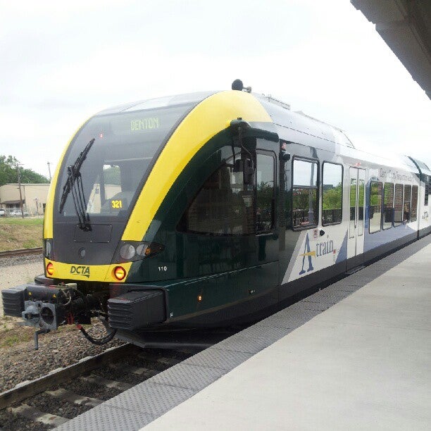 Old Town DCTA A-Train, 617 E Main St, Lewisville, TX, Commuter Rail ...