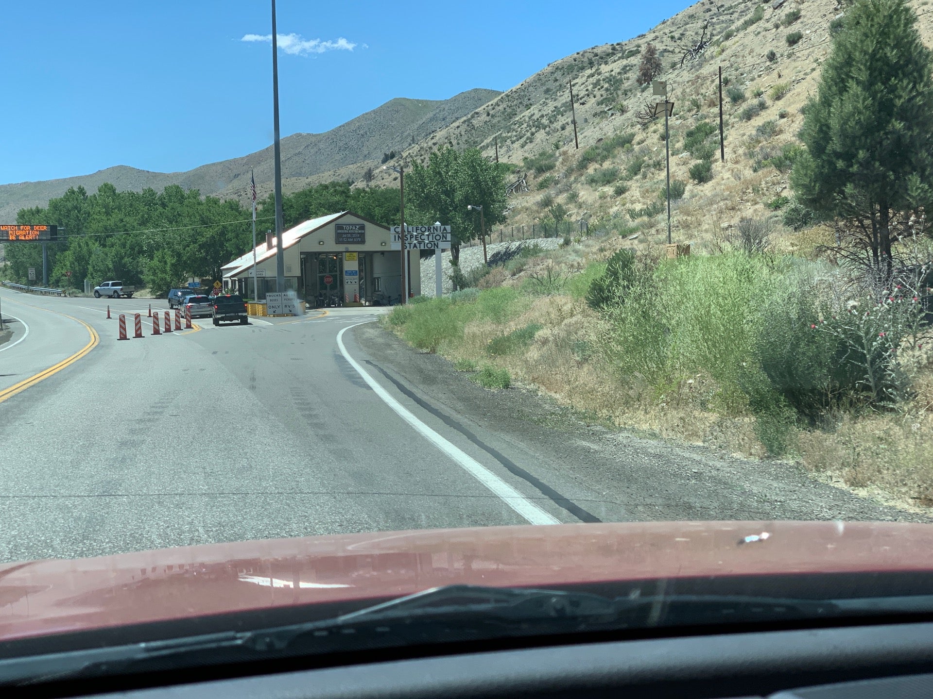 California Agricultural Inspection Station, 120117 US Highway 395 ...