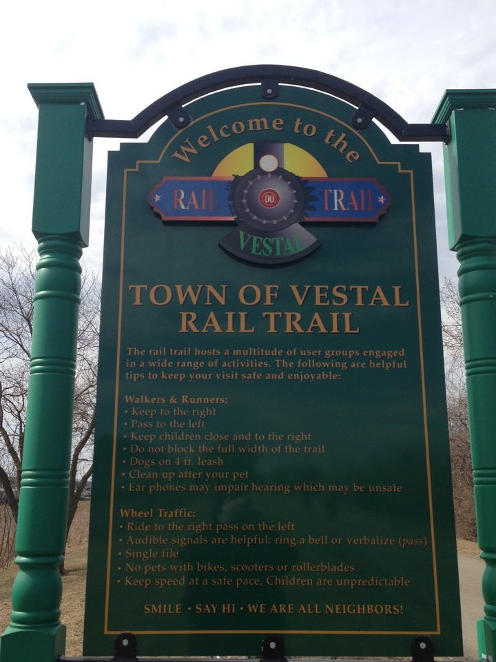 Vestal Rail Trail, Vestal Pkwy E, Vestal, Town of, NY - MapQuest