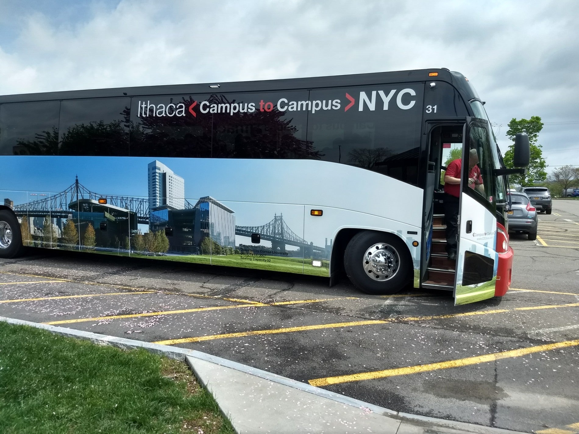 Cornell Campus-to-Campus Bus - Oxley Center Stop, 220 Pine Tree Rd ...