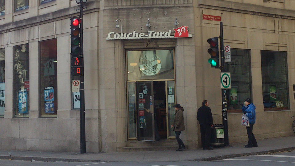 Couche-Tard, 350 Rue Notre-Dame O, Montréal, QC, Convenience Stores ...