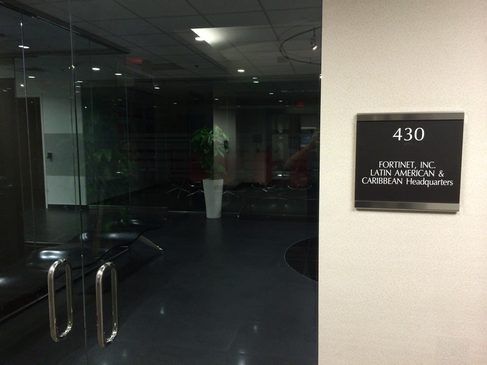 Fortinet LATAM Headquarters, 13450 W Sunrise Blvd, Sunrise, FL ...