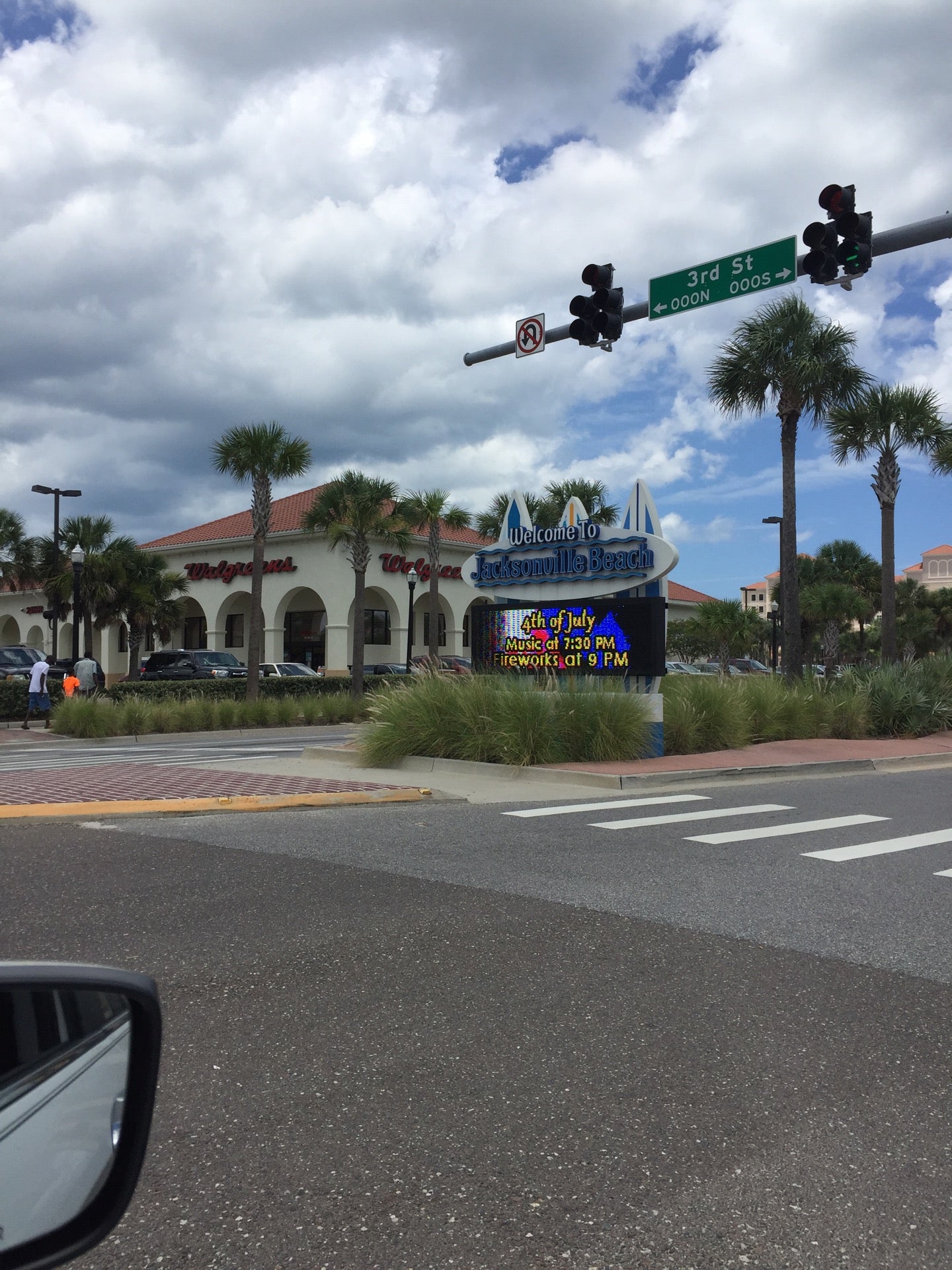 Welcome To Jacksonville Beach Sign, 3rd St S, Jacksonville Beach, FL ...