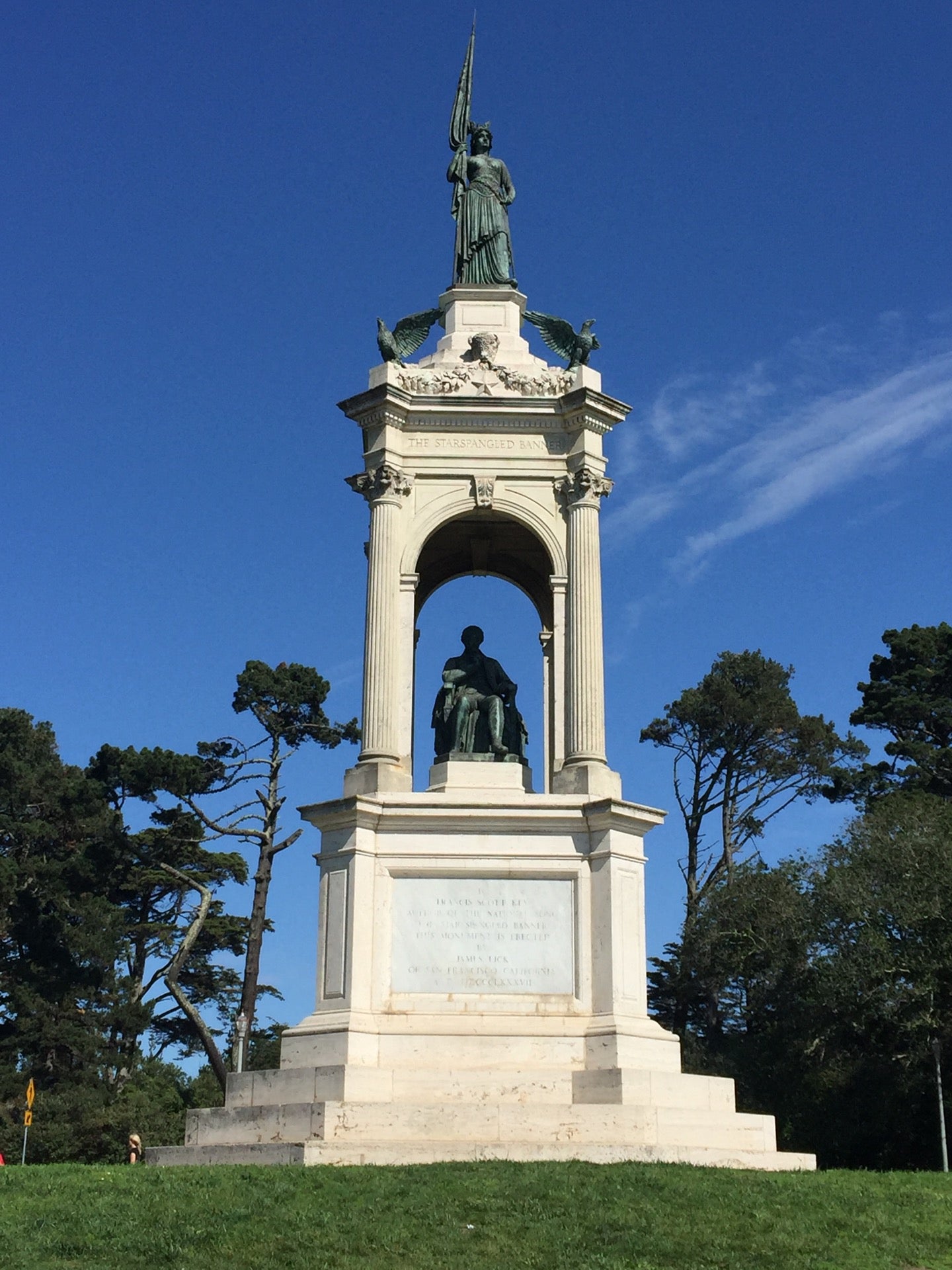 Francis Scott Key Statue, Golden Gate Park, San Francisco, CA ...