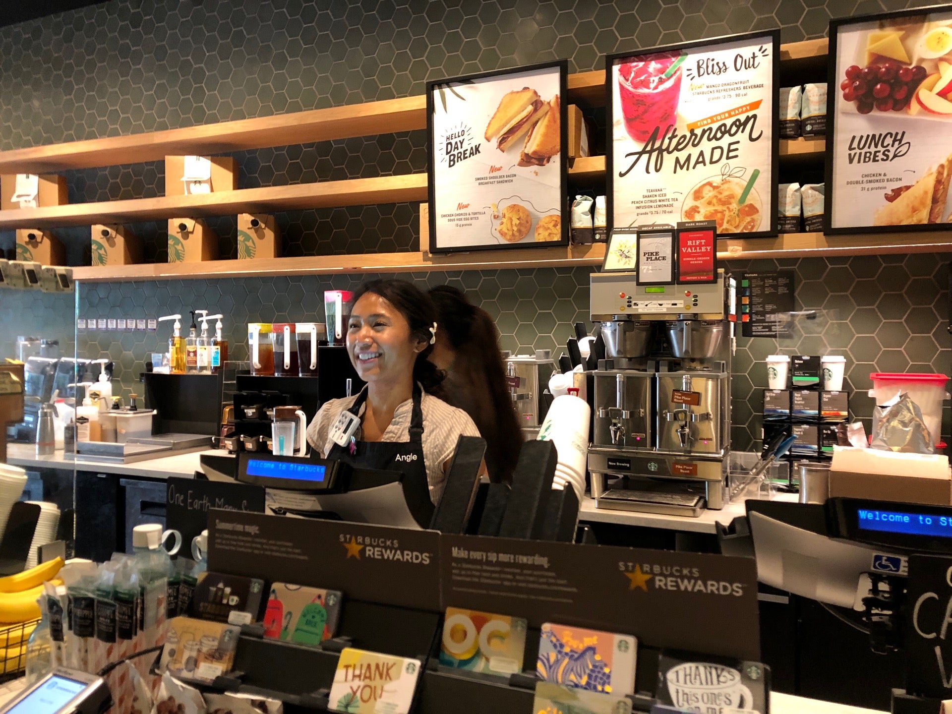 Starbucks Counter Close Up