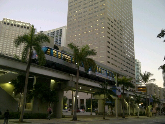 Monorail Station-Bayfront Park Metromover, Chopin Plz, Miami, FL ...