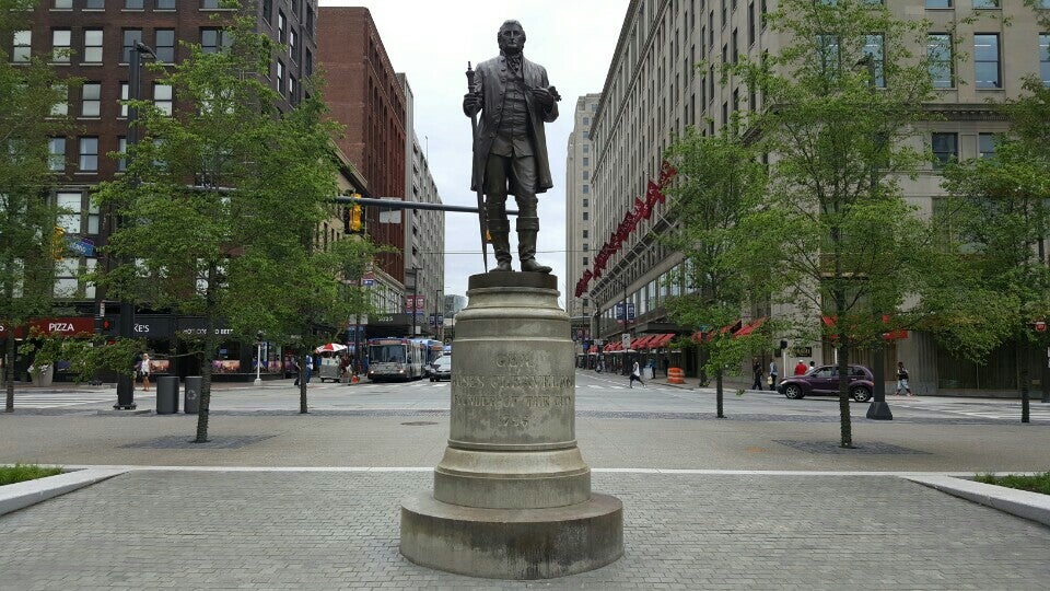General Moses Cleaveland Statue by GC Hamilton, Public Square ...