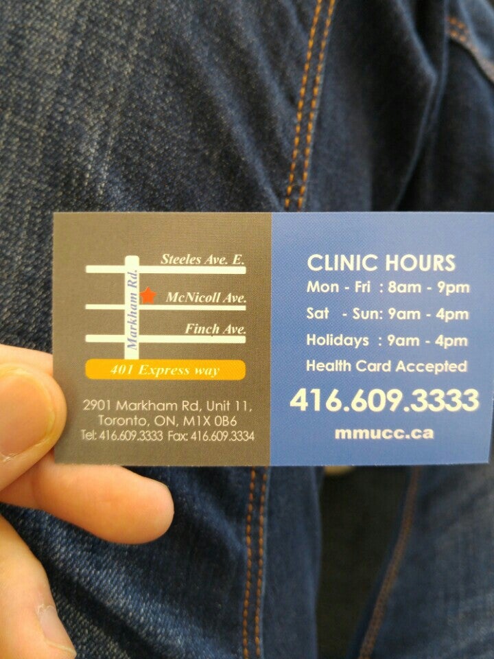 Markham McNicoll Urgent Care Centre, 2901 Markham Rd, Toronto, ON ...