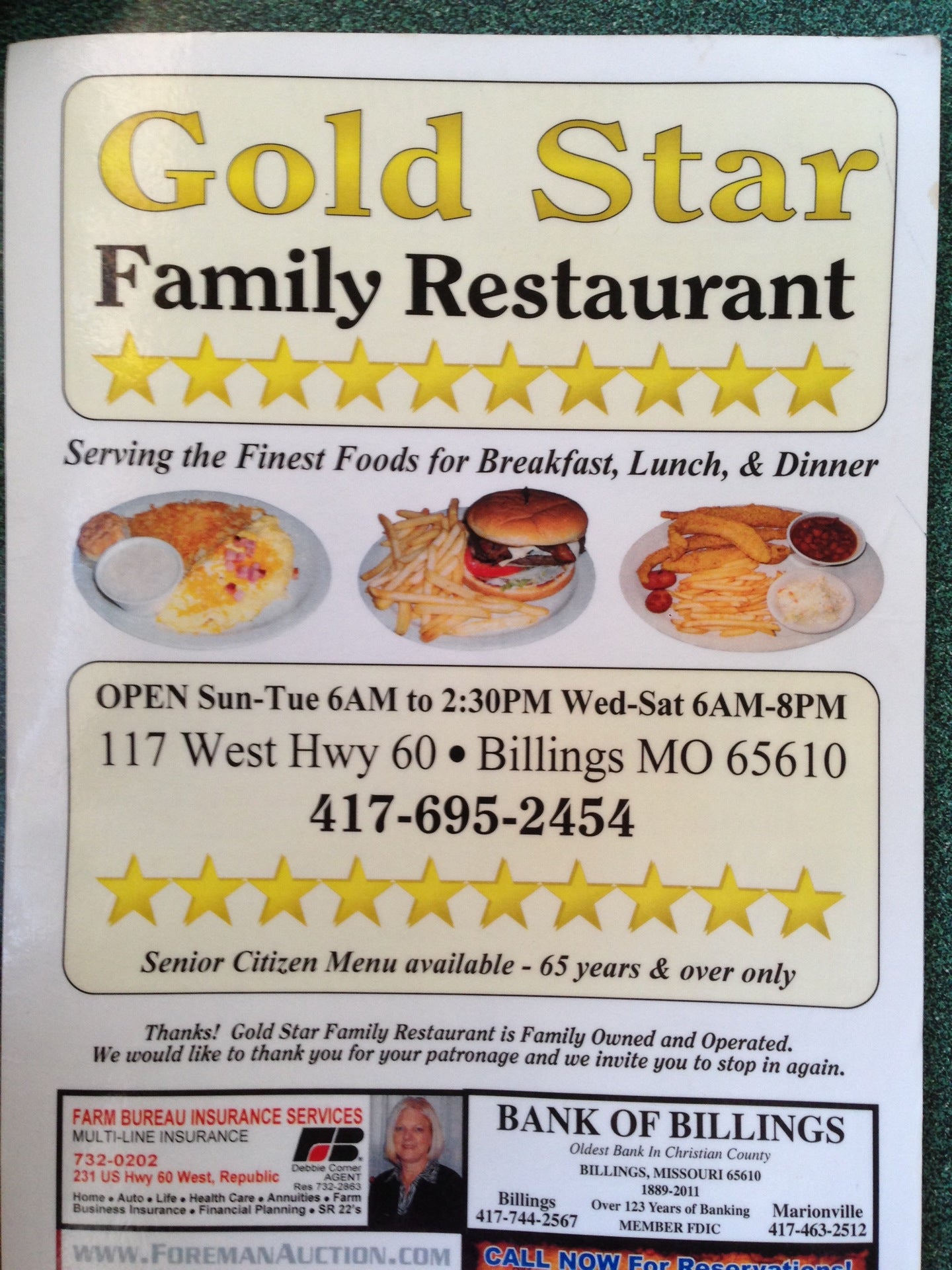 Billings, MO Map & Directions - MapQuest