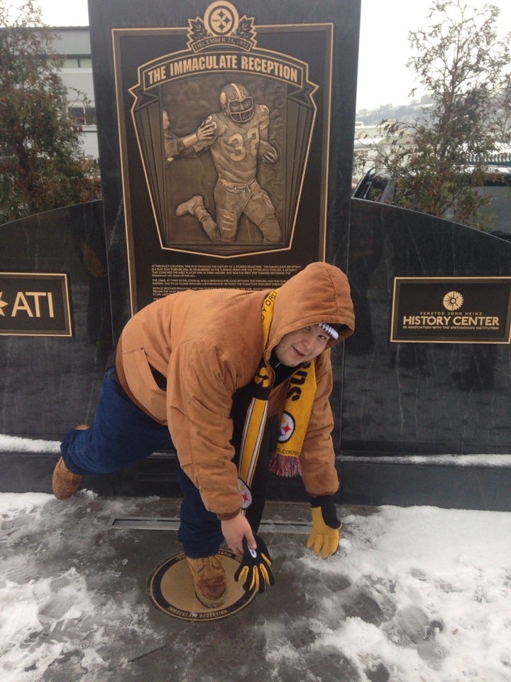 Immaculate Reception Monument, Pittsburgh, PA, Historical Places - MapQuest