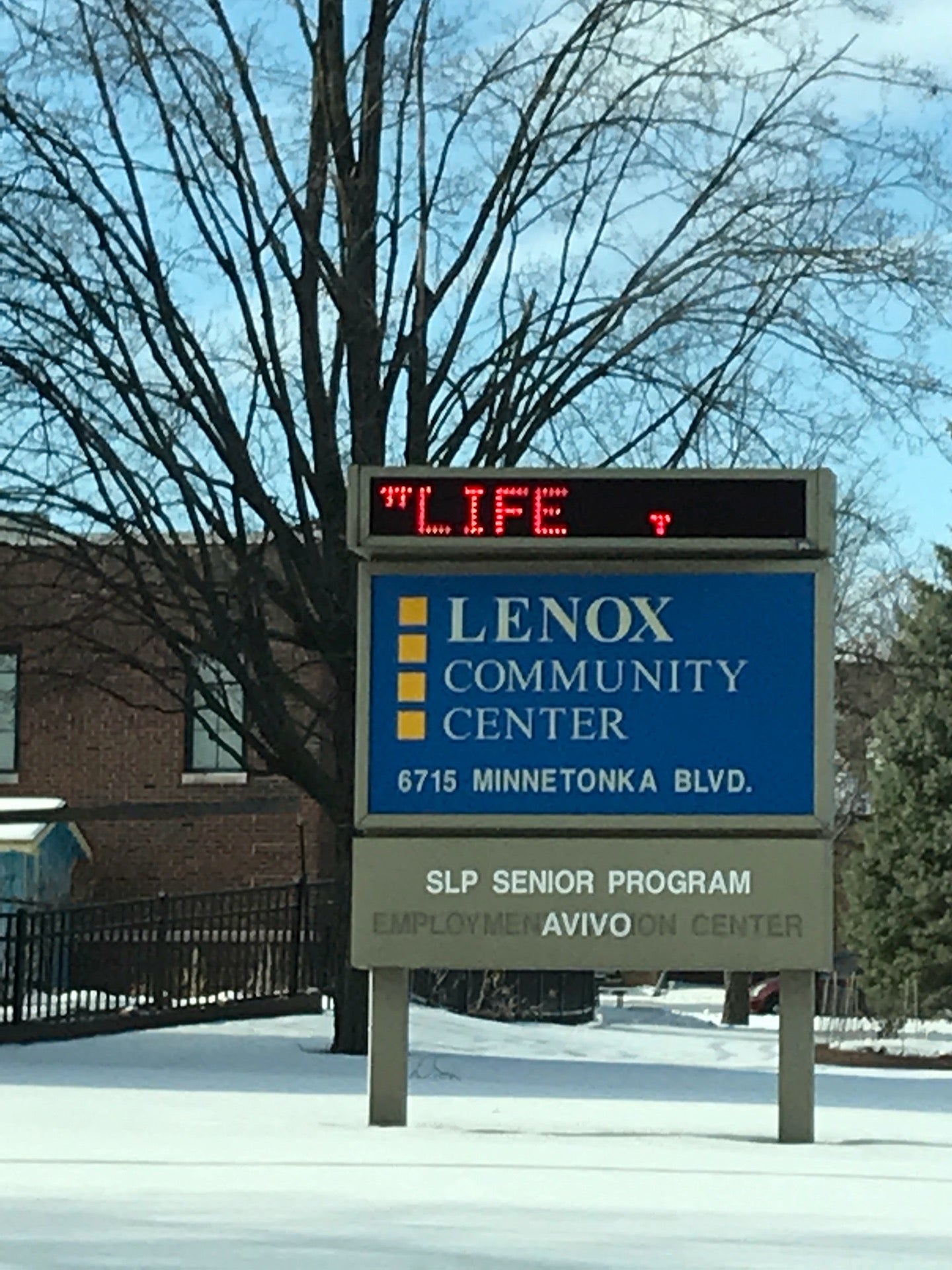 Lenox Community Center, 6715 Minnetonka Blvd, St Louis Park, MN ...