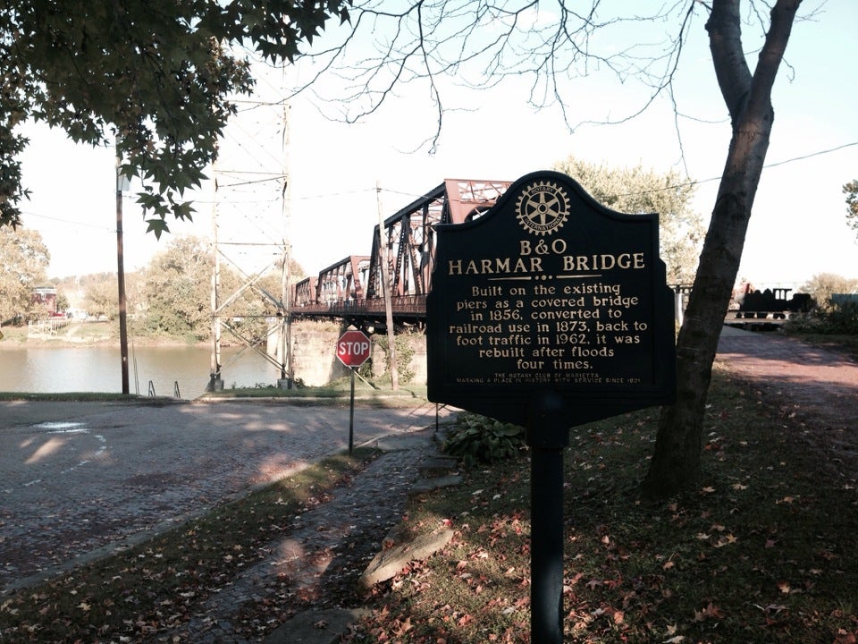 Harmar Pedestrian Bridge, Fort St, Marietta, OH - MapQuest