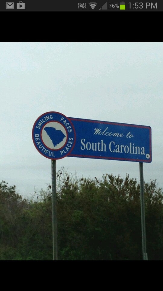 Georgia / South Carolina State Line, US Highway 17, Hardeeville, SC ...