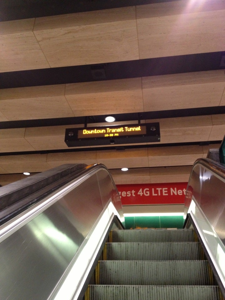 Downtown Seattle Transit Tunnel, 3RD Ave, Seattle, WA, Transportation ...