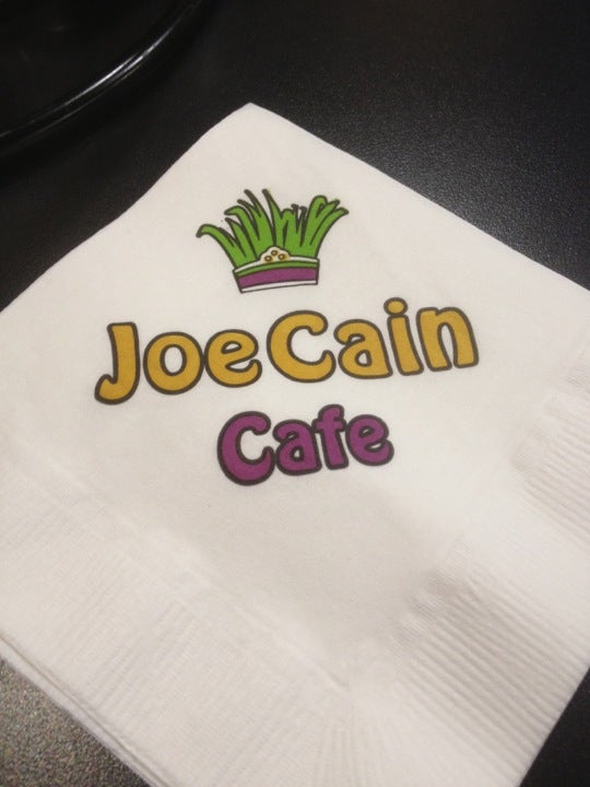 Joe Cain Cafe Menu