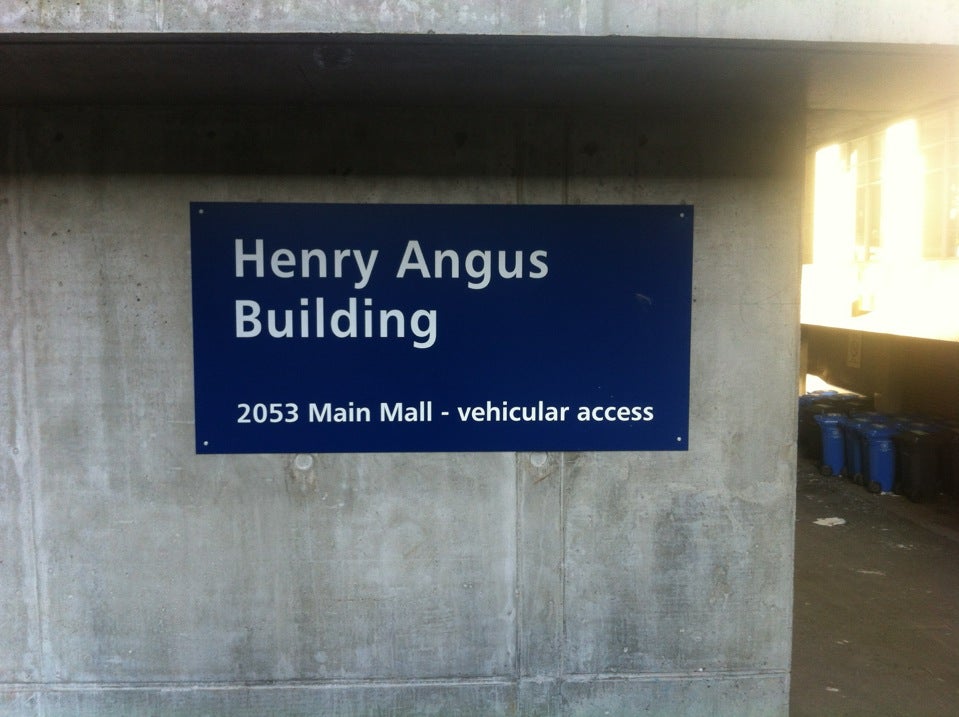 Henry Angus Building, 2053 Main Mall, Vancouver, BC - MapQuest