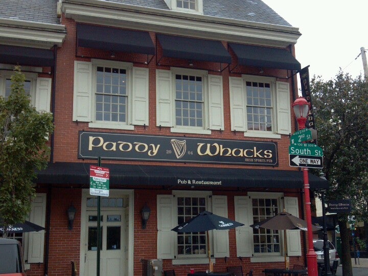 Paddy Whacks Irish Sports Pub - South Street, 150 South St ...