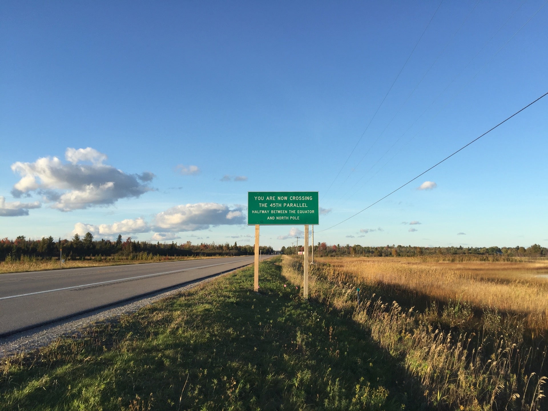 45th Parallel, US-23, Alpena Twp, MI, Monuments - MapQuest
