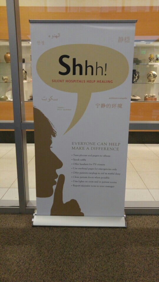 Shhh Signs Hospitals