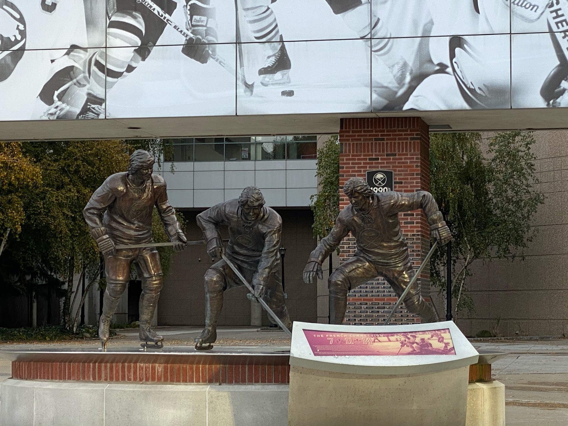French Connection Statue, Alumni Plaza, Buffalo, NY, Art - MapQuest