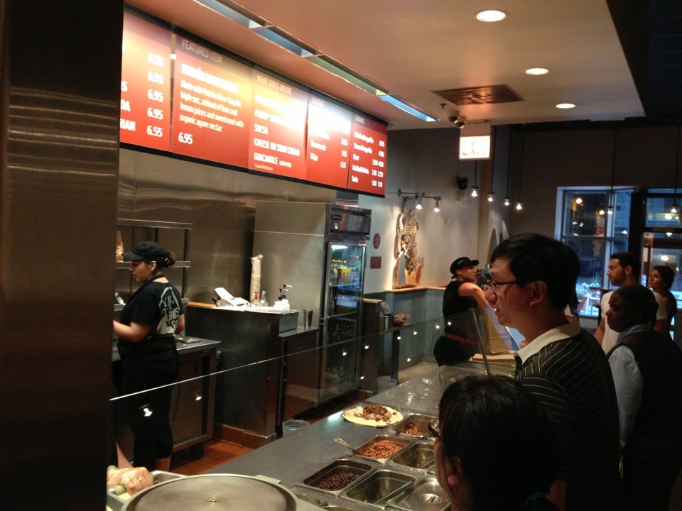 Chipotle Restaurant Inside