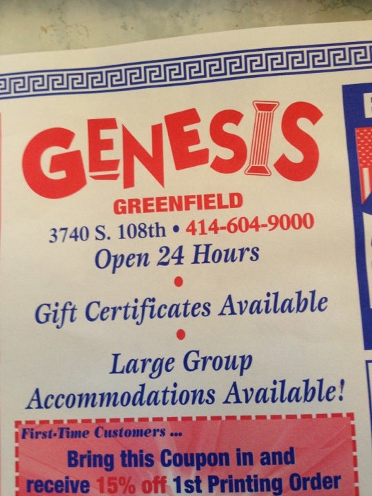 Genesis Family Restaurant, 3740 S 108th St, Greenfield, WI, Family ...