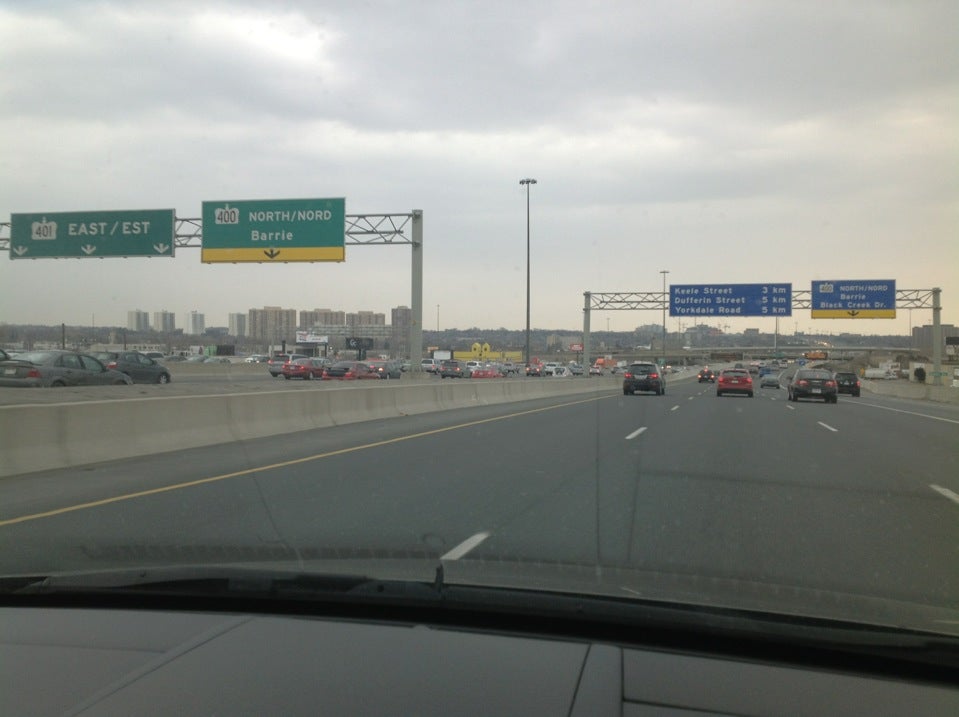 Hwy 401 at Islington, Hwy 401, Toronto, ON, CA - MapQuest