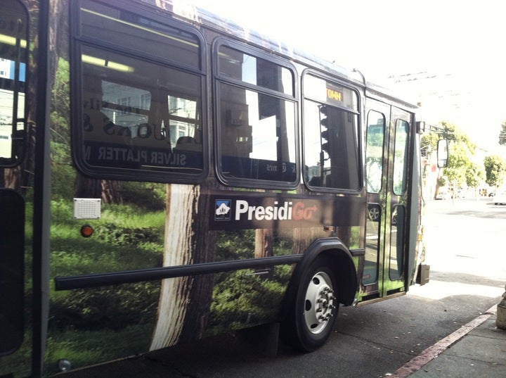 PresidiGo Downtown Shuttle - Van Ness Stop, Van Ness Avenue, San ...