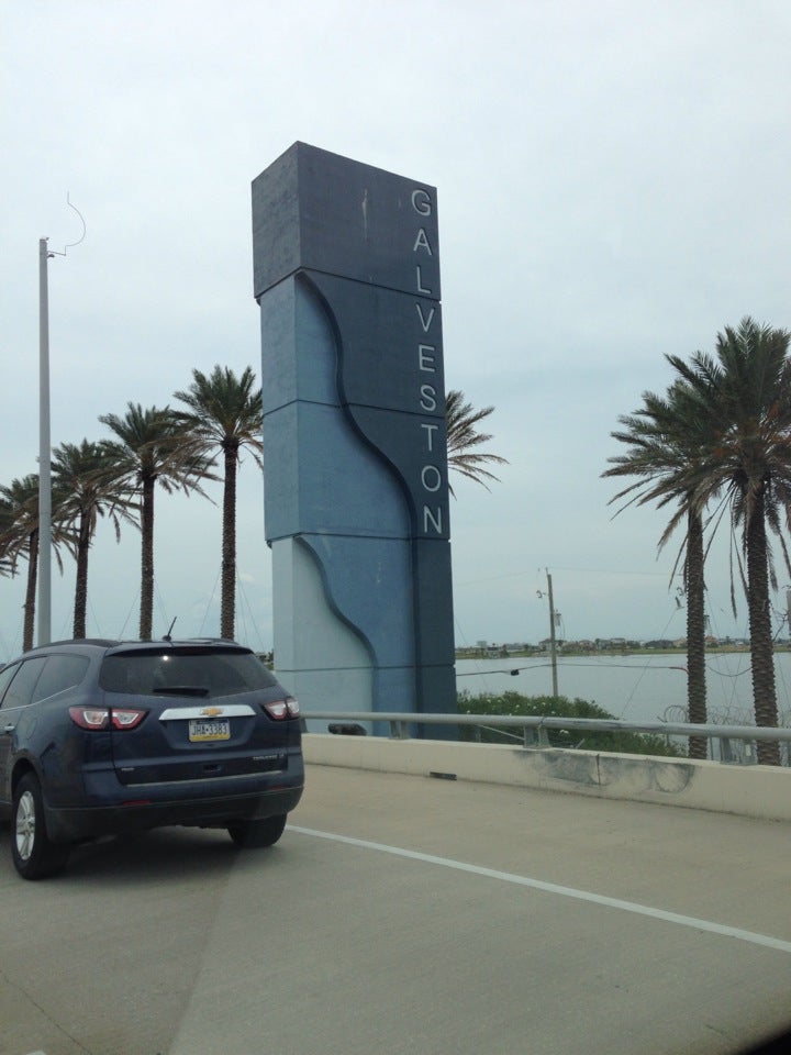 Galveston Causeway Railroad Bridge Galveston Tx Bridge Mapquest